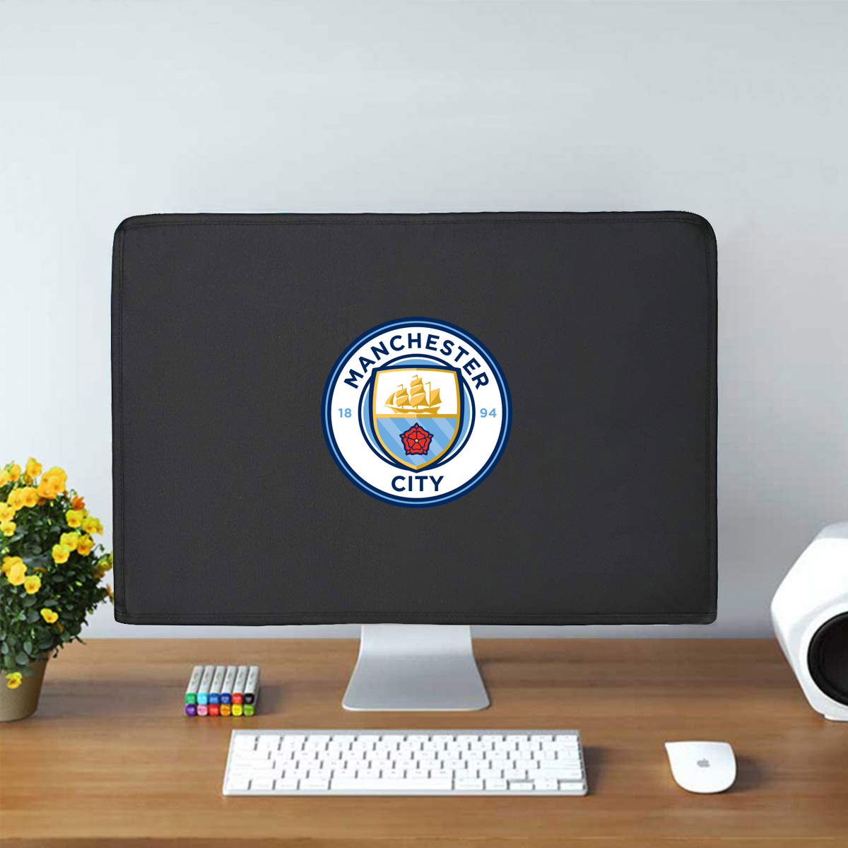 Manchester City Premier League Computer Monitor Dust Cover – Hesol ...